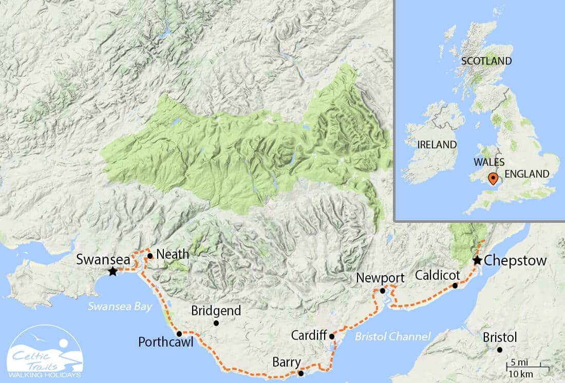 South Wales Severn Estuary Walking Holiday | Celtic Trails South Wales Severn Estuary Walking Holiday | Celtic Trails